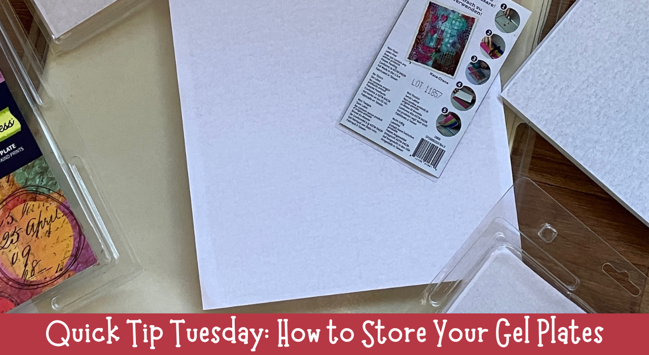 How to Store Your Gel Plates | Crooked Little Studio